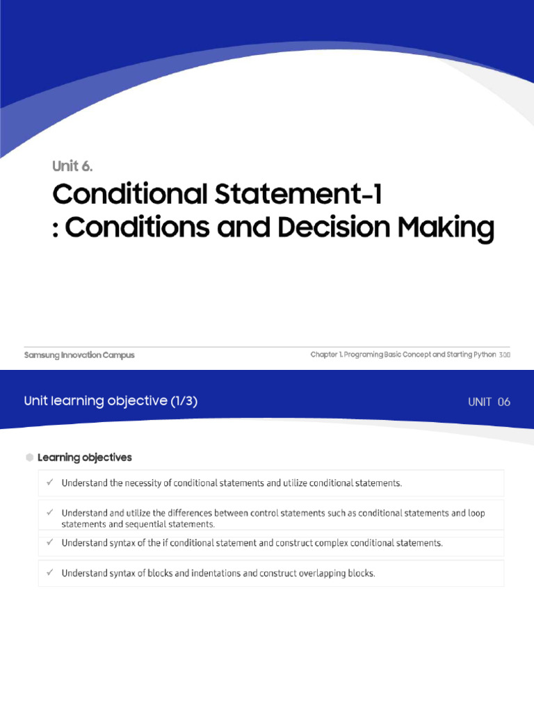 Conditional S-1, ICT Cource | PDF | Computer Programming | Software Engineering