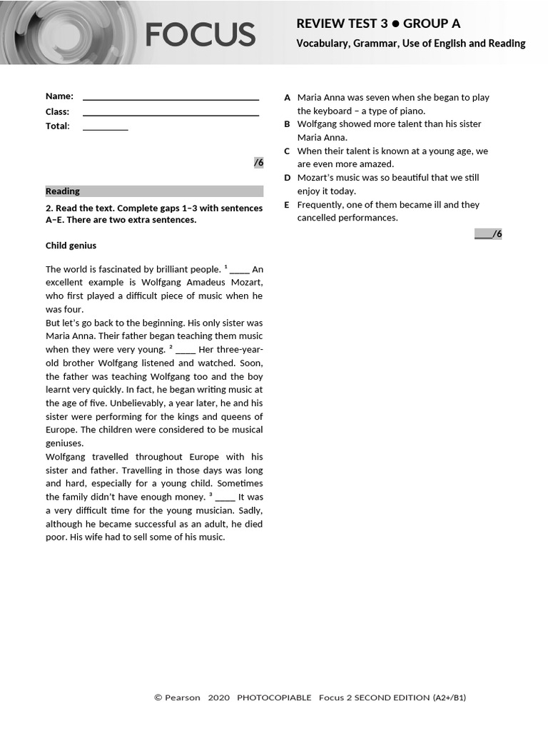 Reading Test 2 | PDF