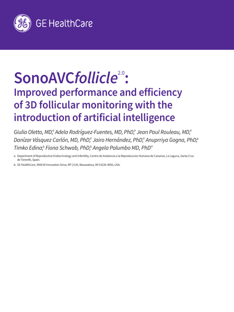 2024 - Voluson - White Paper - Improved Performance Efficiency With AI ...