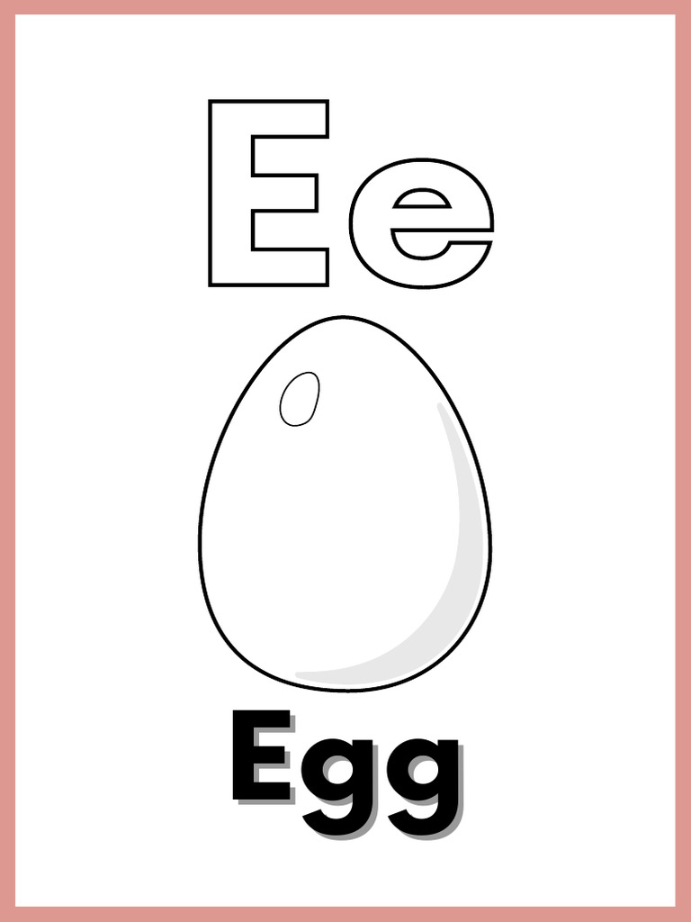 E Is For Egg | PDF