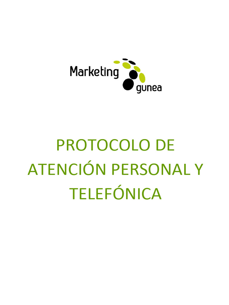 Protocolo de Atencion Personal y Telefonica | PDF | Información | Invalidez