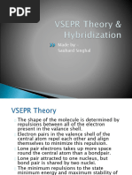 VSEPR Hybridization Table | PDF
