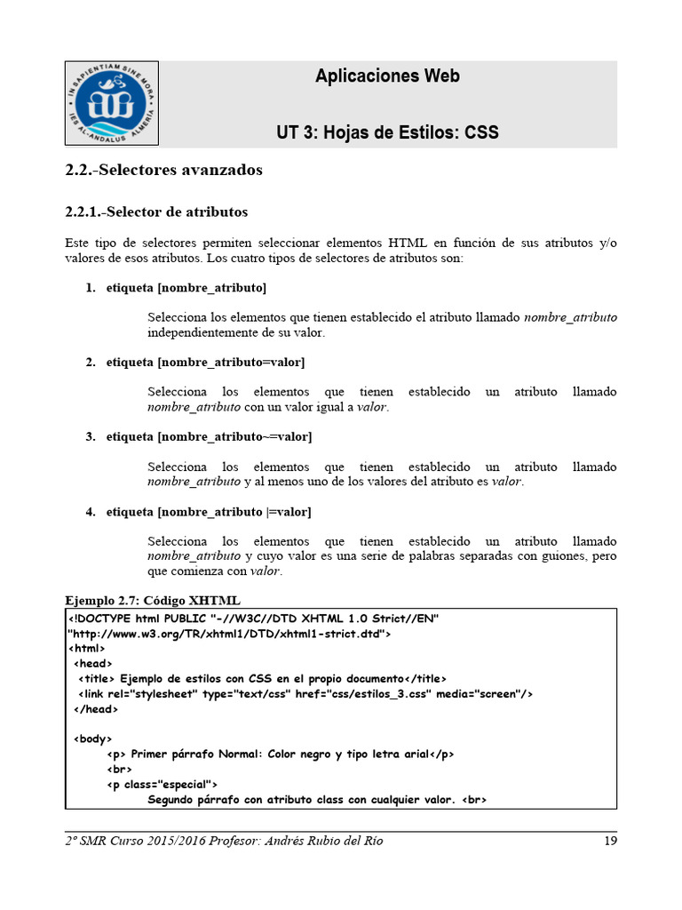 Hojas de Estilos - CSS Vol. II | PDF | Comunicación escrita | Estándares web