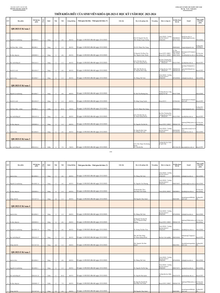 Final - TKB SV QH 2023 e | PDF