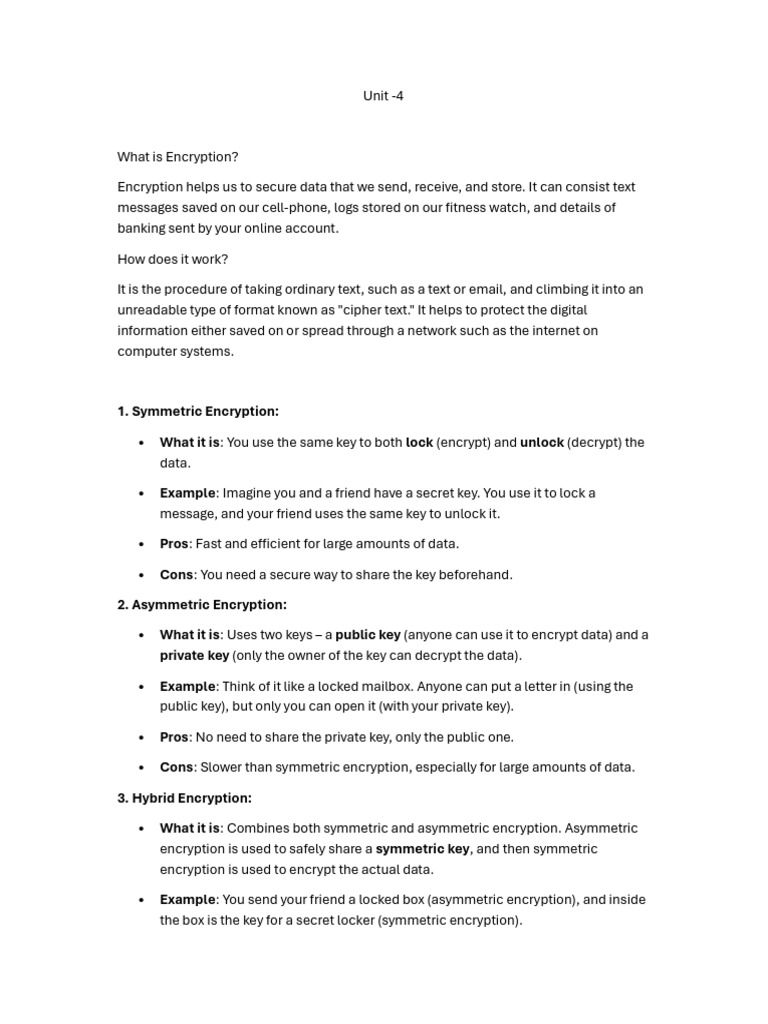 Unit 4 (E Com) | PDF | Public Key Cryptography | Key (Cryptography)