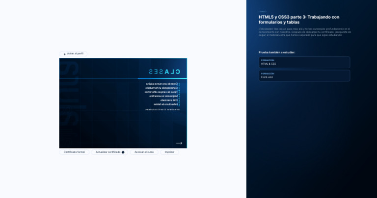 Samir Khalil Emilio - Curso HTML5 y CSS3 Parte 3 Trabajando Con Formularios y Tablas - Alura ...