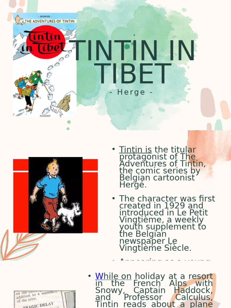Tintin in Tibet | PDF | Humor Comics | Belgian Comic Strips