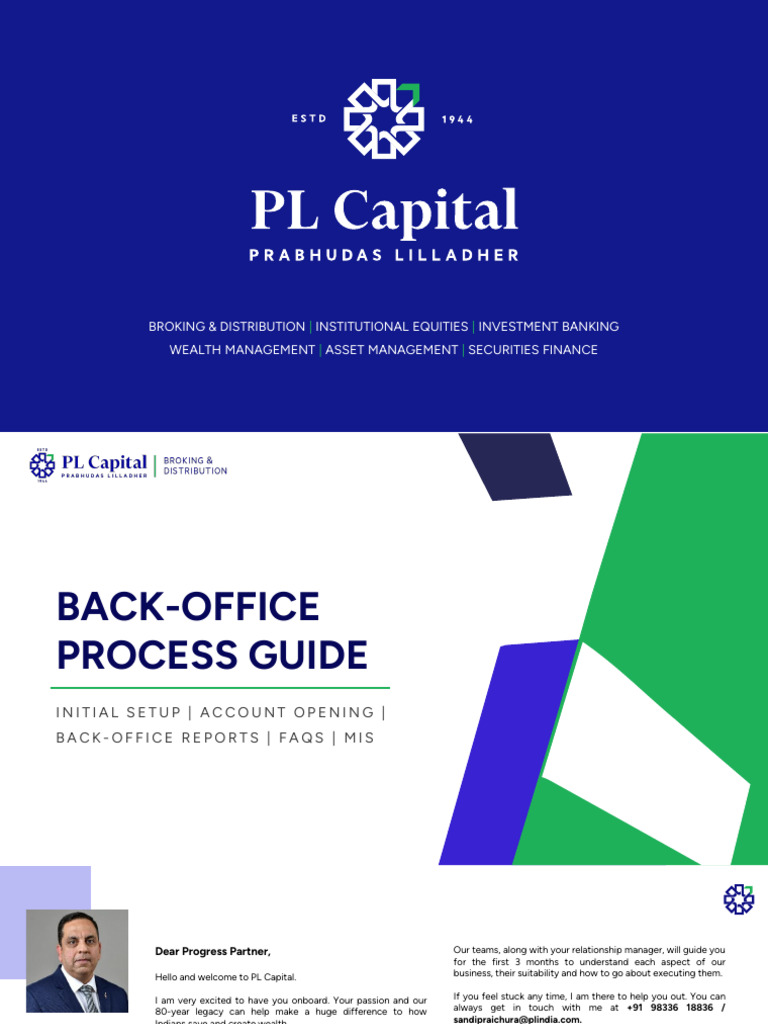 PROGRESS PARTNER_Back Office Process Guide | PDF | Money | Economies