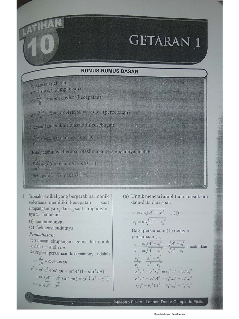 Bagian II Getaran 1 | PDF