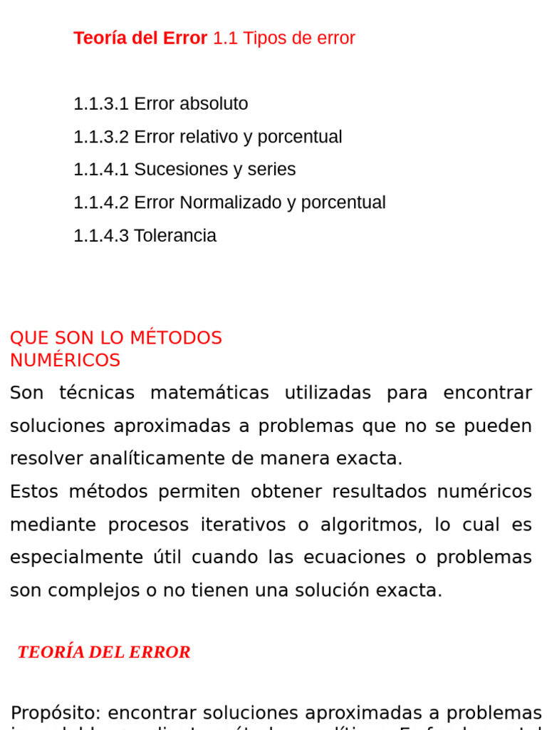 VC - 1 Teoría Del Error | PDF | Medición | Números