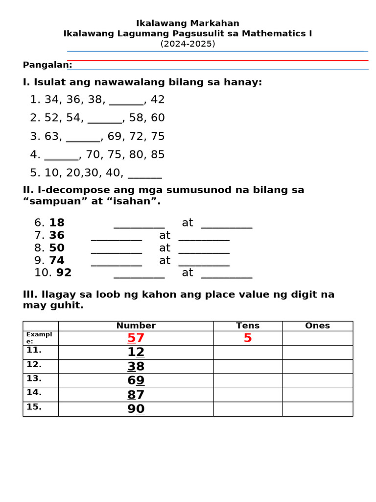 Q2 2nd ST Math | PDF