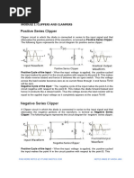 Clippers and Clamper Circuits Using Op-Amp | PDF | Teaching Methods & Materials | Science ...