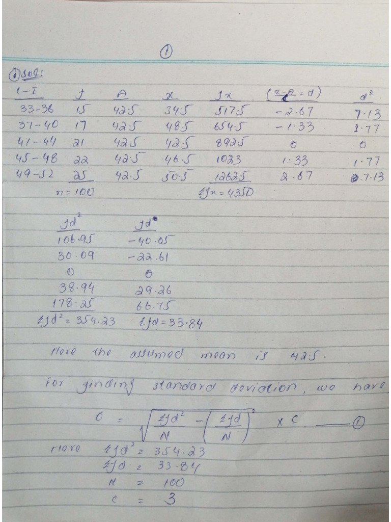 Assignment Statistics | PDF