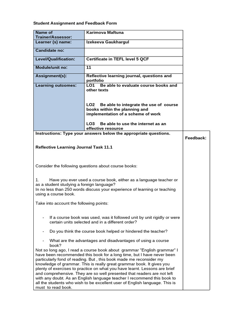 UNIT 11 Izekeeva Gaukhargul | PDF | Language Education | Teachers