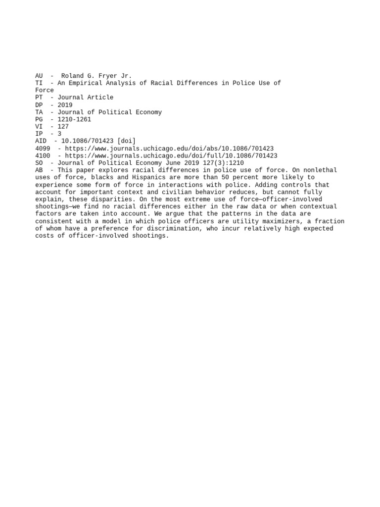 Uchicago Jpe127 1210 | PDF