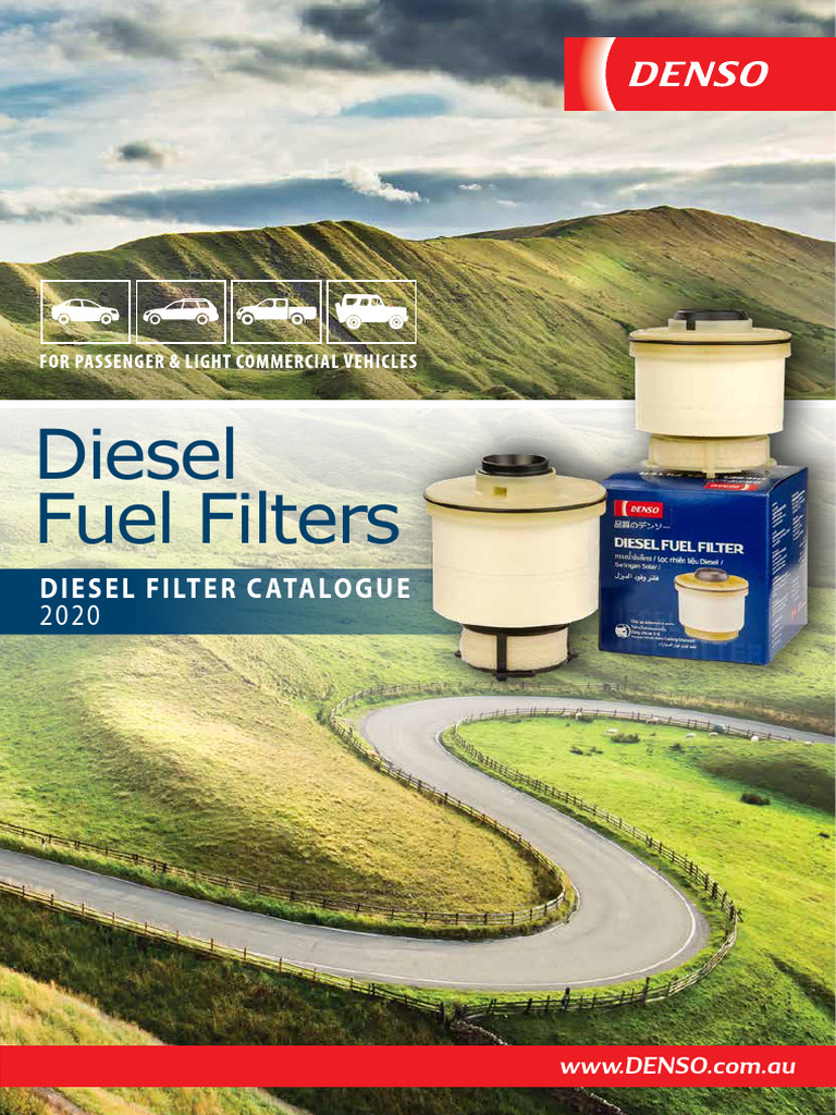 Denso - Diesel Fuel Filter Catalogue 2020 - Lores | PDF | Filtration ...