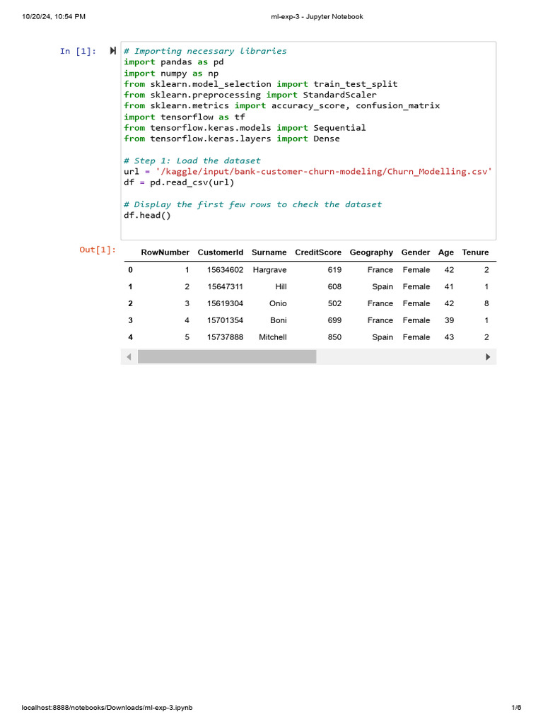 Ml-Exp-3 - Jupyter Notebook | PDF | Statistical Classification | Computing