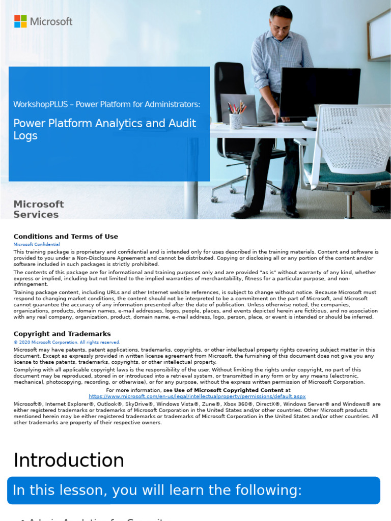 Module 7 - Power Platform Analytics and Audit Logs | PDF | Microsoft ...