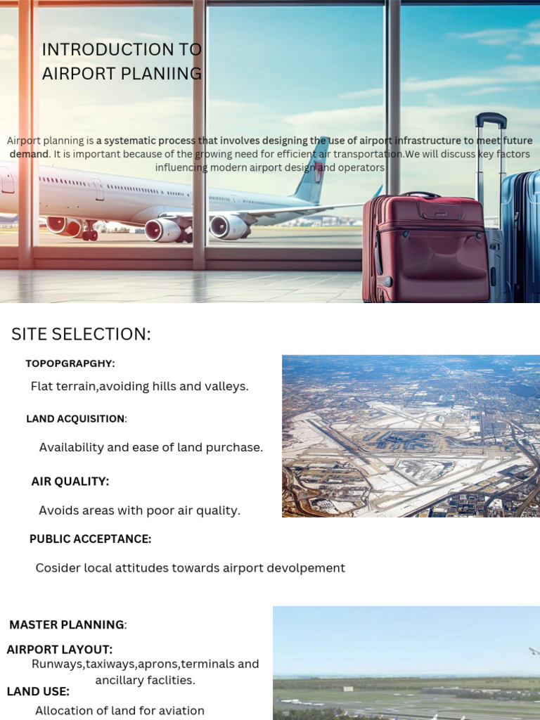 Airport Planning Essentials Guide | PDF | Airport | Economies
