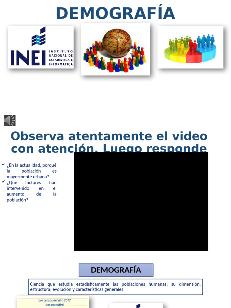 3B Sem6 S3 Geof Ses1 Seal | PDF | Población | Perú