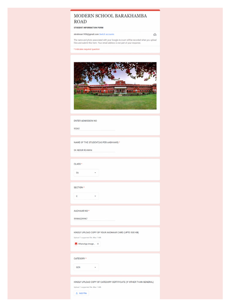 Screencapture Docs Google Forms D e 1FAIpQLSedWfA5vEiLN1TU8mBofed8VmpFfjDObjJn1GkxIA2ODr4Hxg ...