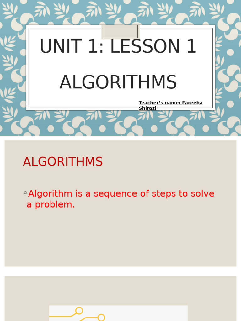 Introduction to Algorithms Lesson | PDF | Self-Improvement