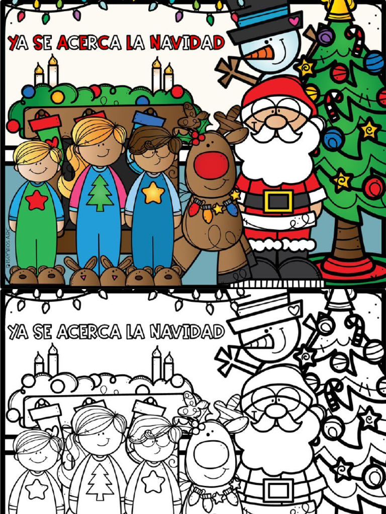 Hojas de Trabajo Navidad | PDF