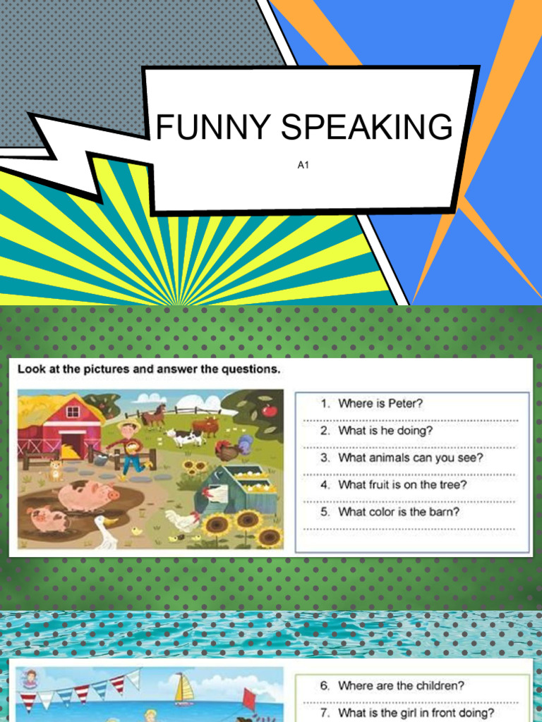 Funny Speaking A1 | PDF