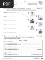 Kids Can 4 Unit 1 Practice For The Exam | PDF