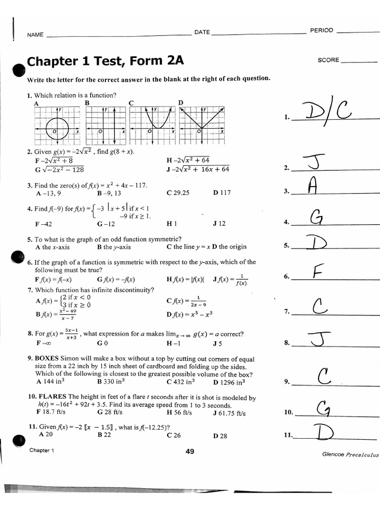 Final Exam Review Packet Answers | PDF