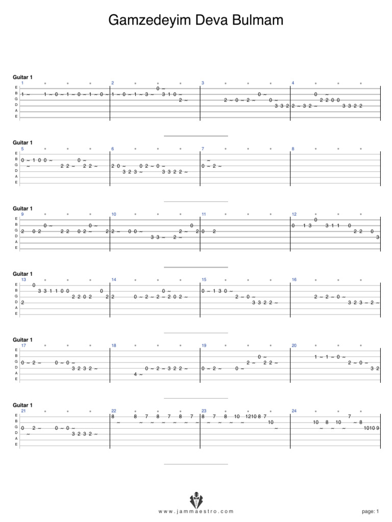 Gamzedeyim Deva Bulmam | PDF