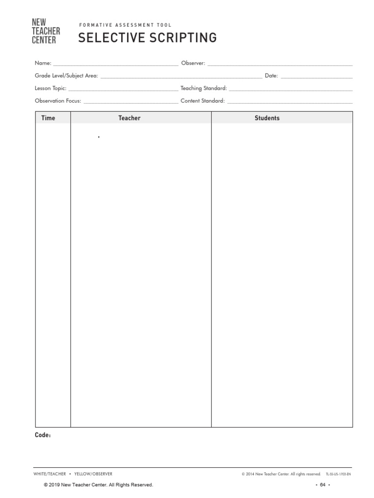 Selective Scripting PDF | PDF
