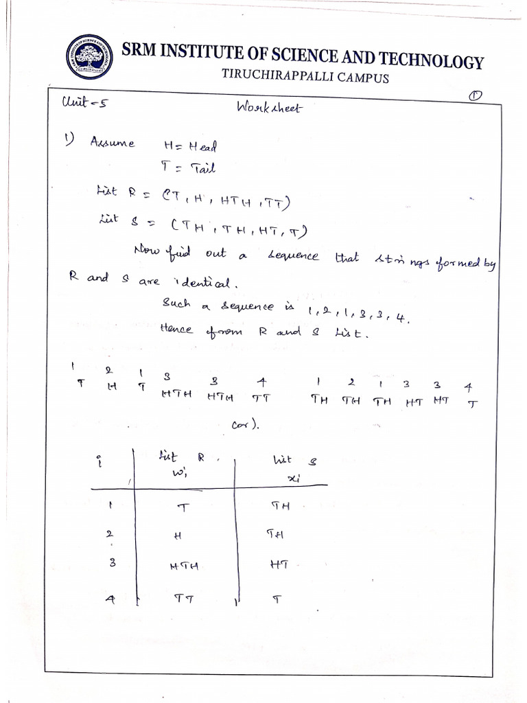 Unit 5 Worksheet Answers | PDF