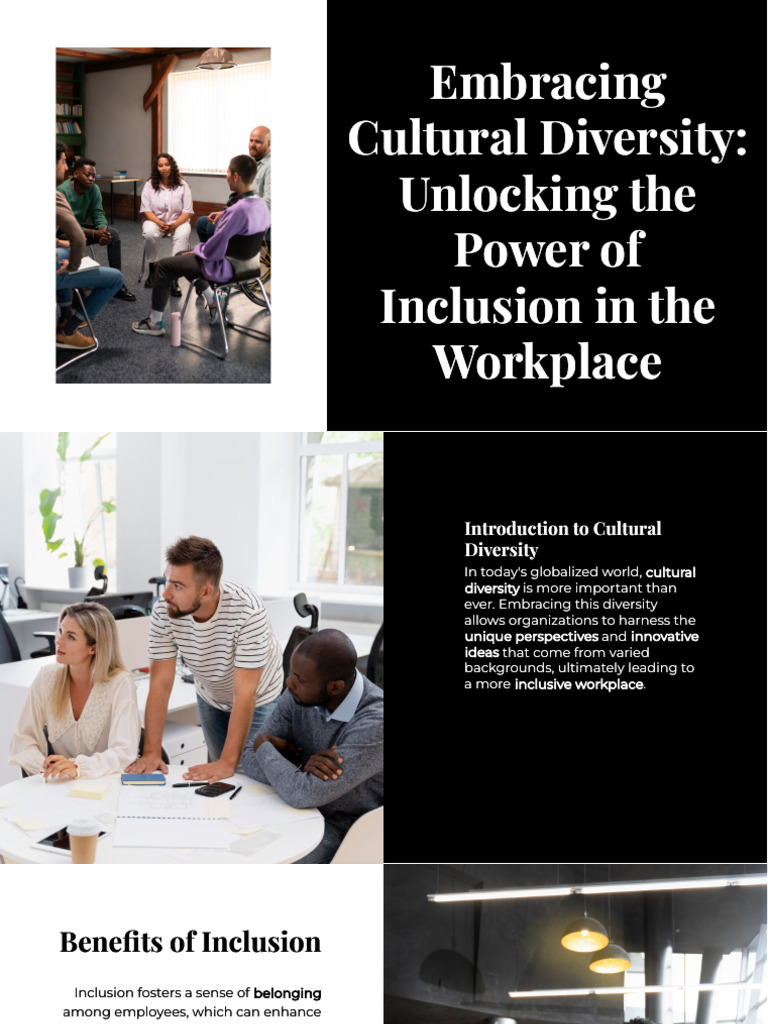 Slidesgo Embracing Cultural Diversity Unlocking The Power of Inclusion ...