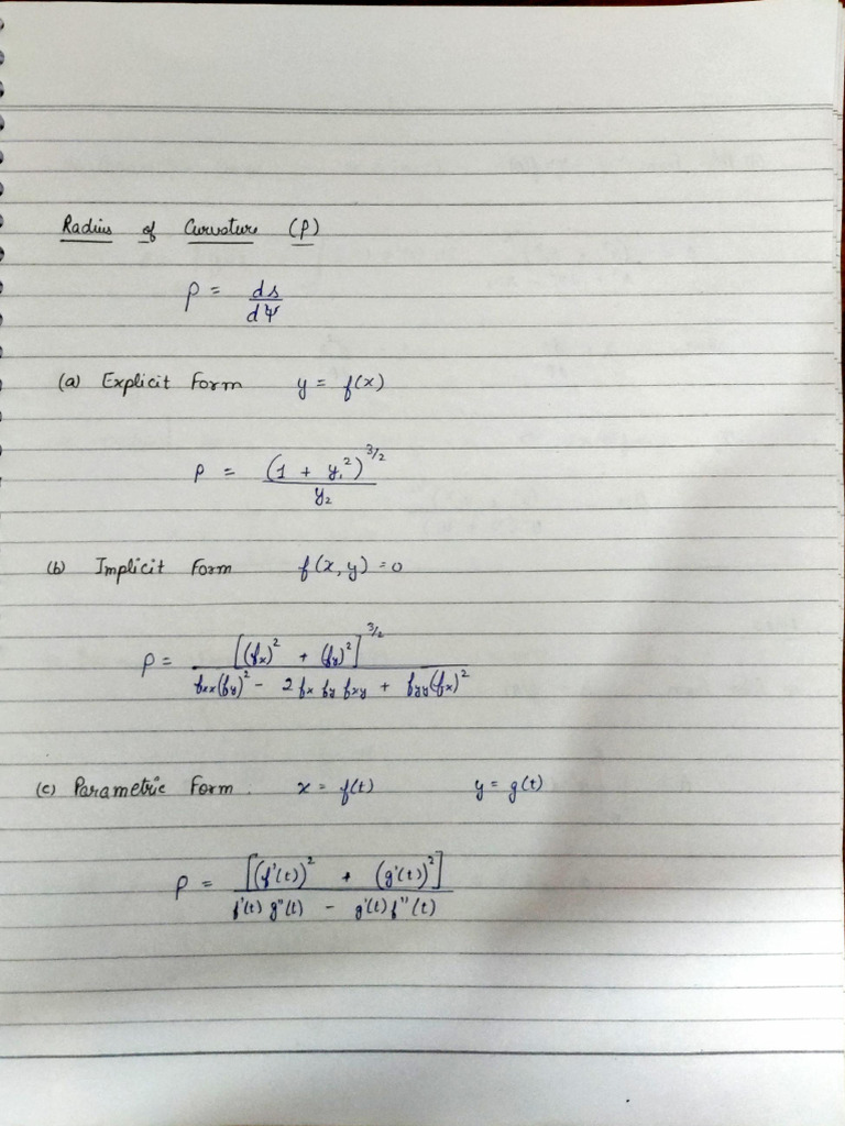 Formula Sheet Unit 2 Maths | PDF