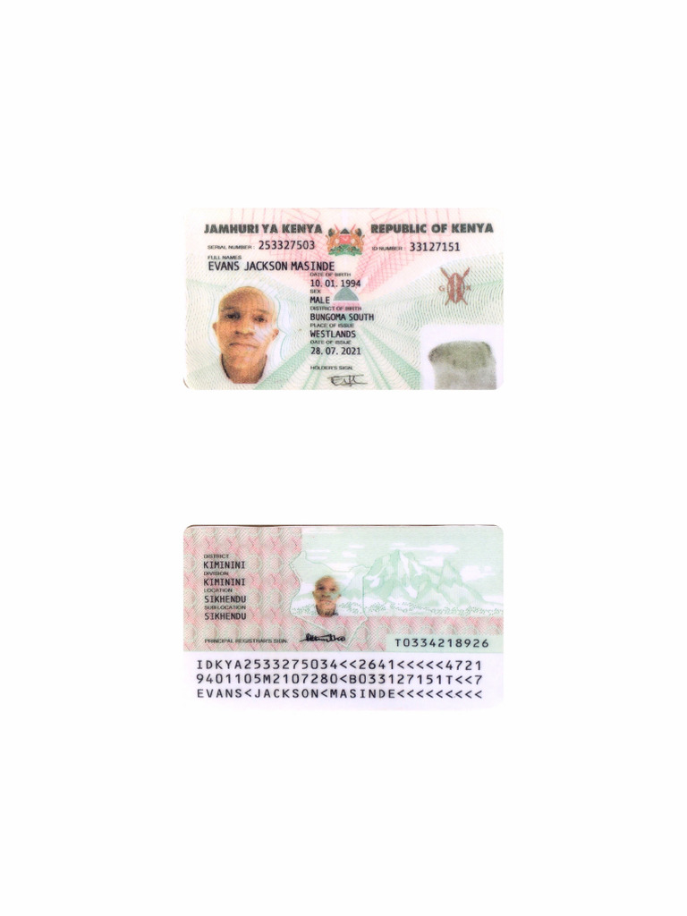 Identification Card | PDF