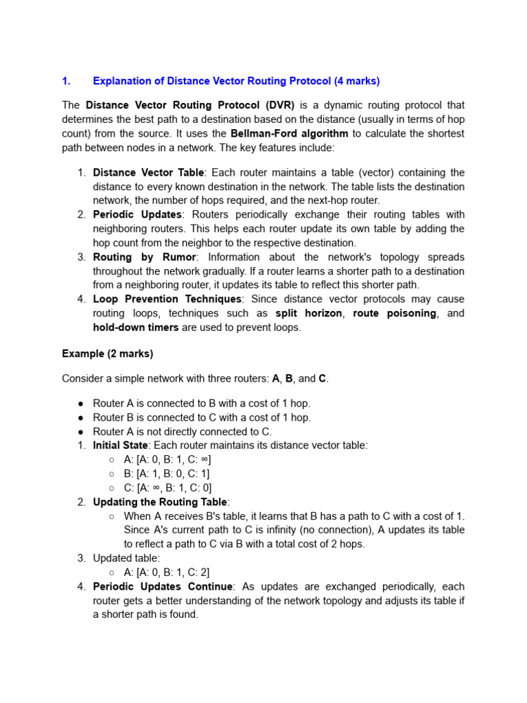 UNIT 3 and 4 Notes | PDF | Routing | Transmission Control Protocol