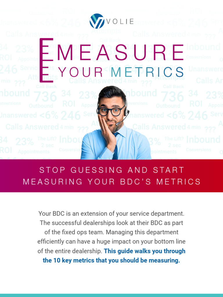 Stop Guessing and Start Measuring Your BDC'S Metrics | PDF | Career & Growth | Business