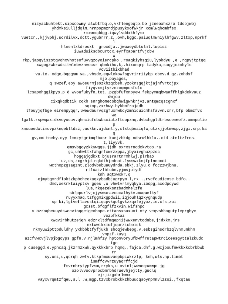 Random Text Document Analysis | PDF | Science & Mathematics