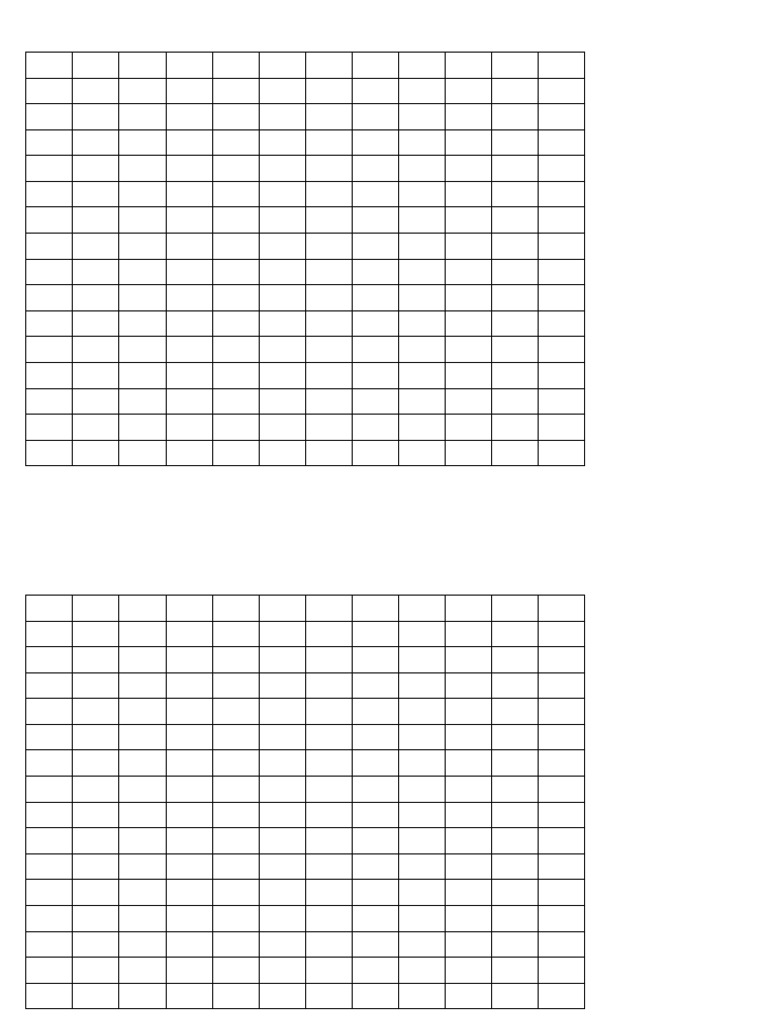 Grid Wall Calendar 2024 | PDF