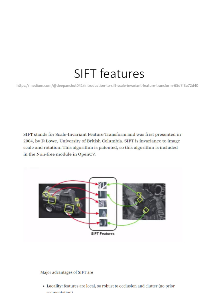 SIFT | PDF