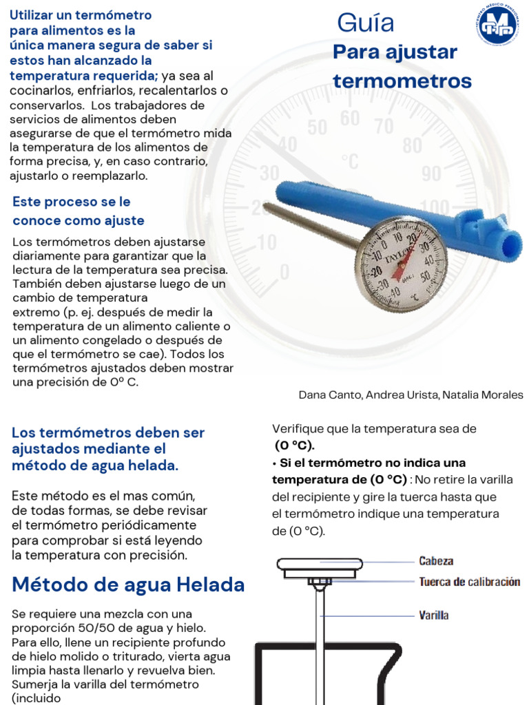Guía para Ajustar Termometros | PDF