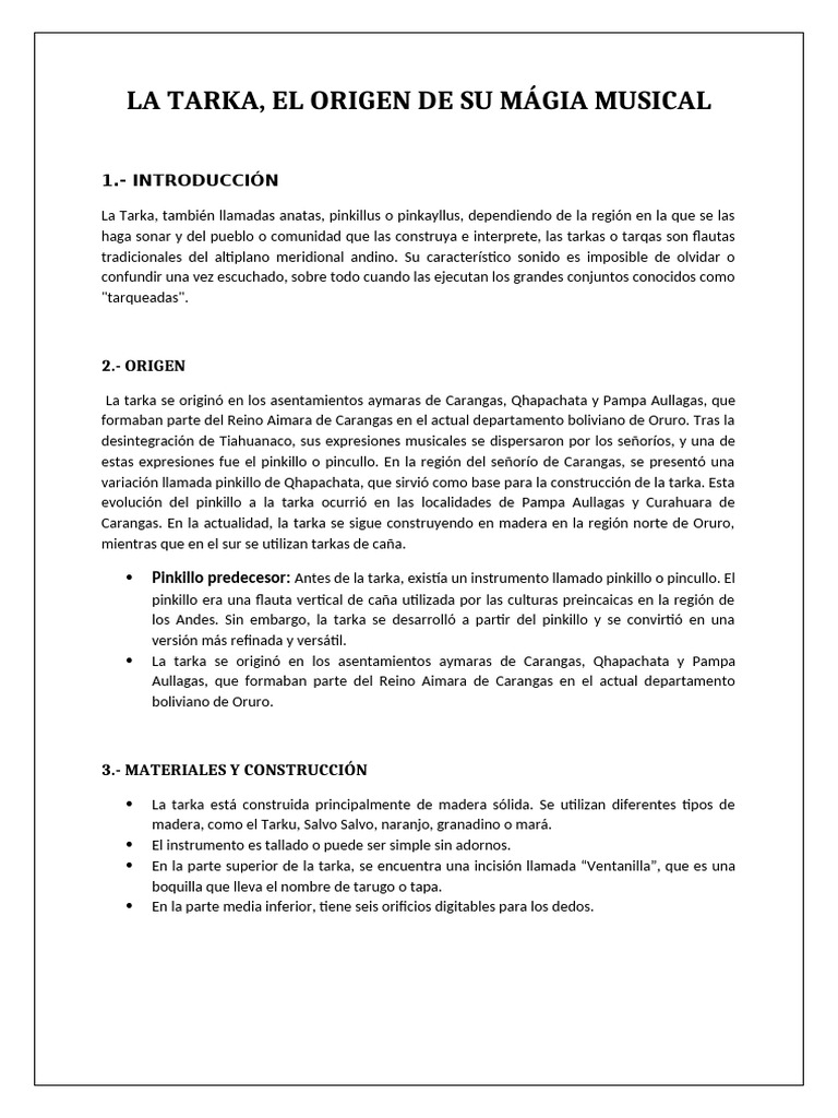 La Tarka | PDF