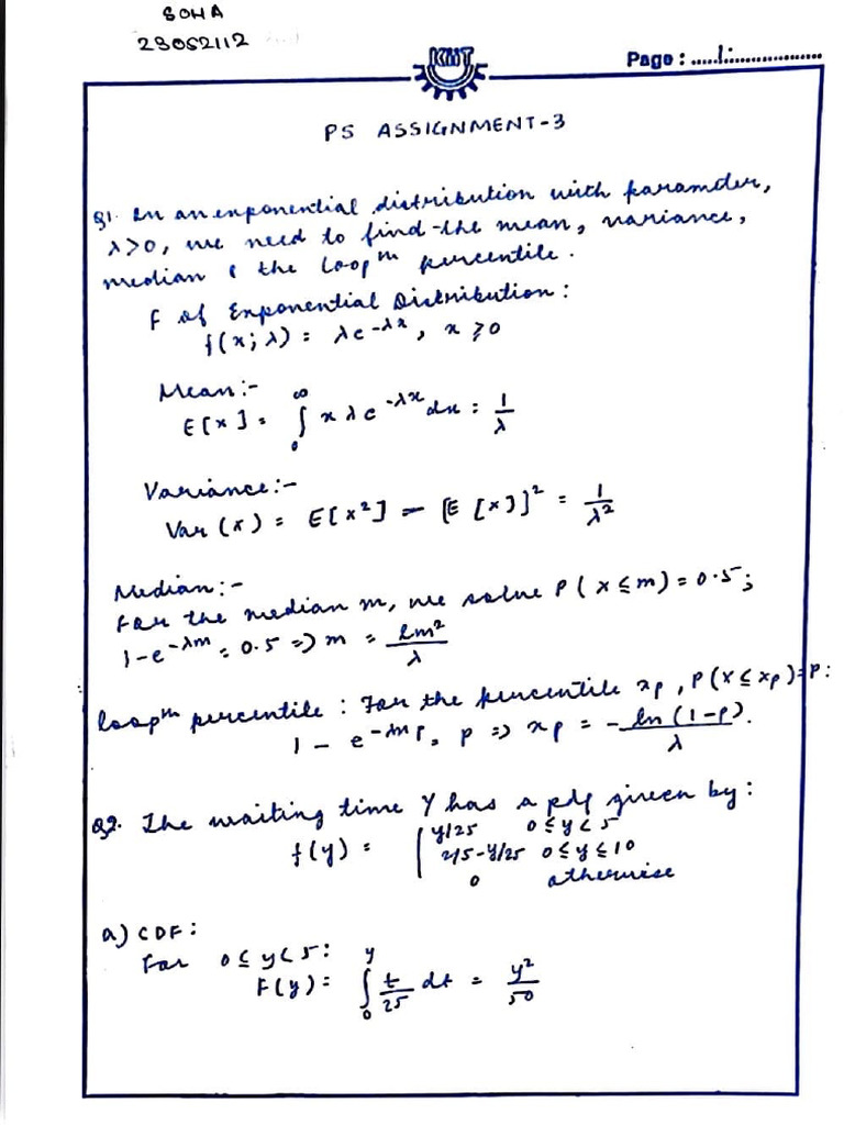 Assignment3 Maths | PDF