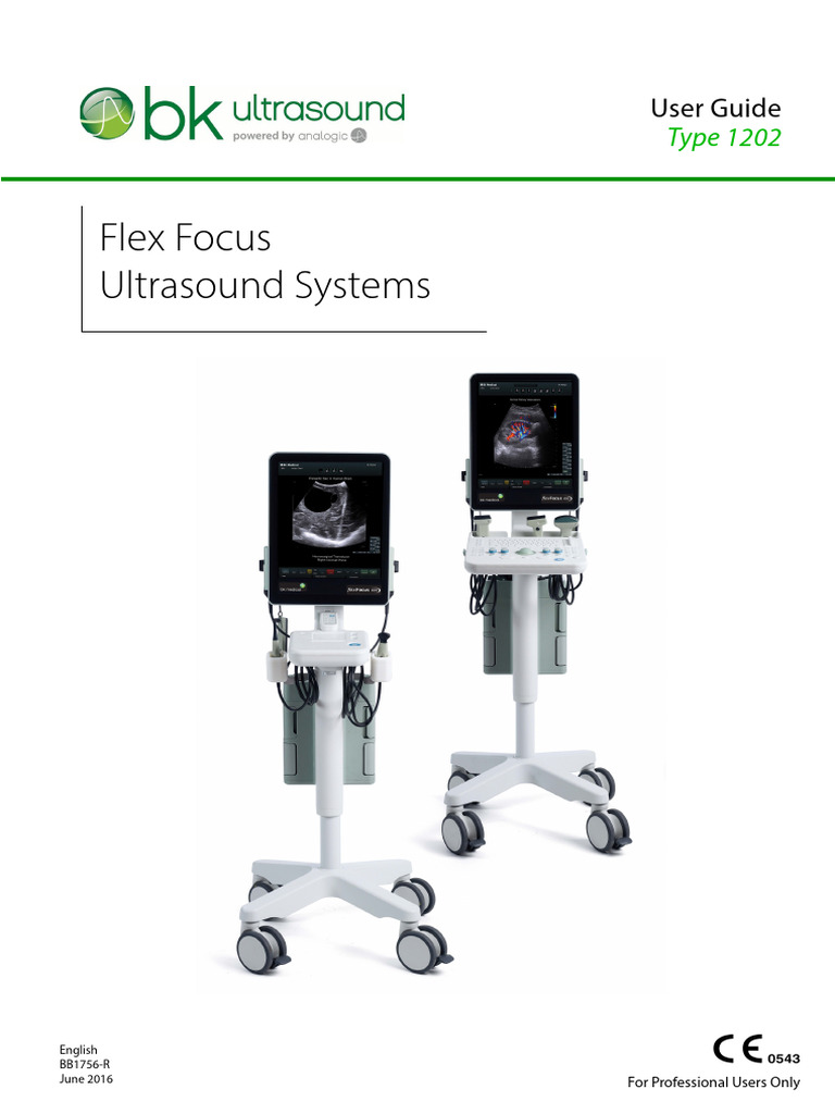 BK Flex Focus 800 Operator Manual | PDF | Medical Ultrasound ...