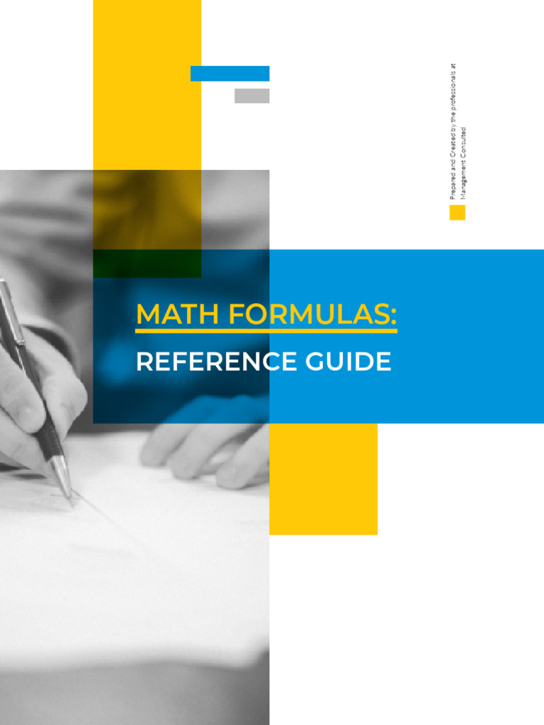 MC Math Formulas Reference Guide | PDF