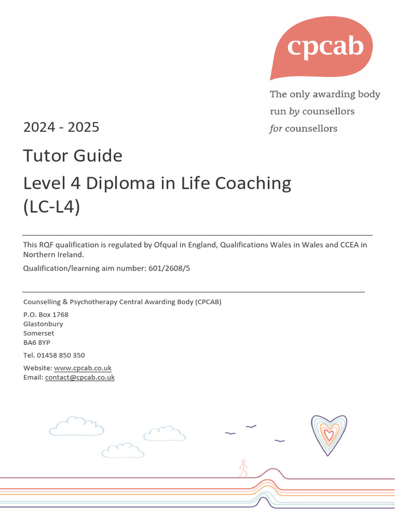 Level 4 Life Coaching Tutor Guide | PDF | Empathy | Learning