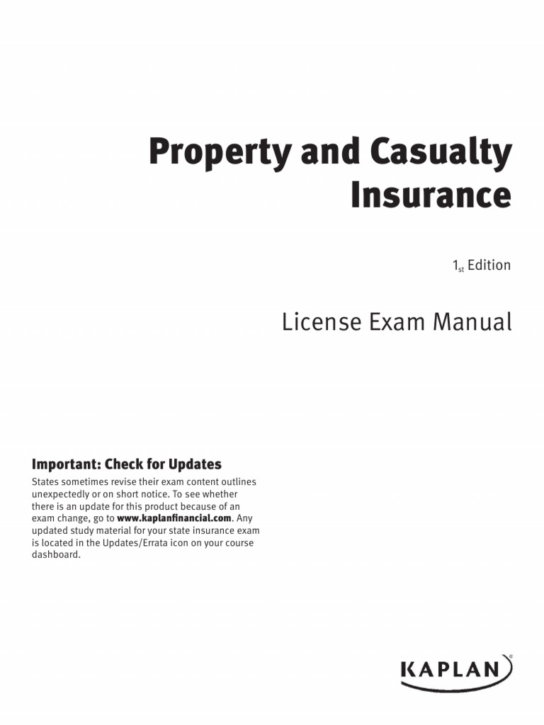 Introduction - Kaplan | PDF | Home Insurance | Insurance