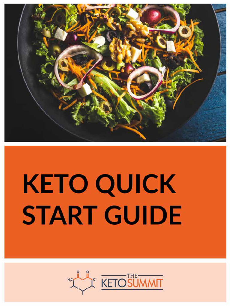 Keto Diet Quick Start Guide | PDF | Ketogenic Diet | Dieting