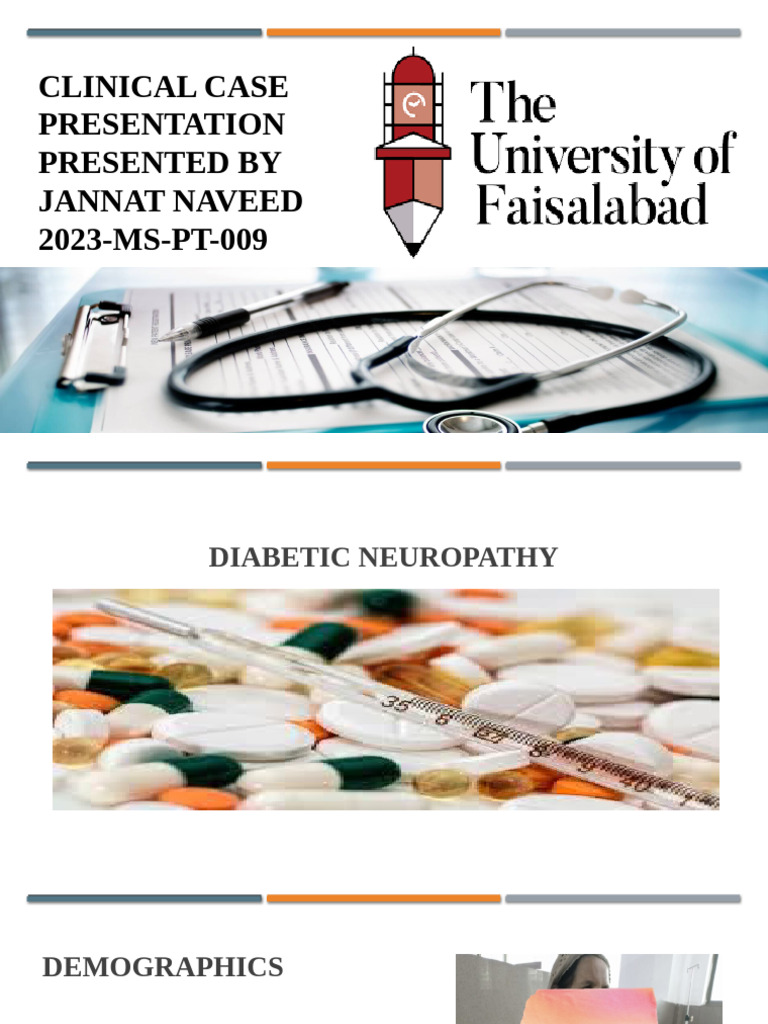 Diabetic Neuropathy Case Study | PDF